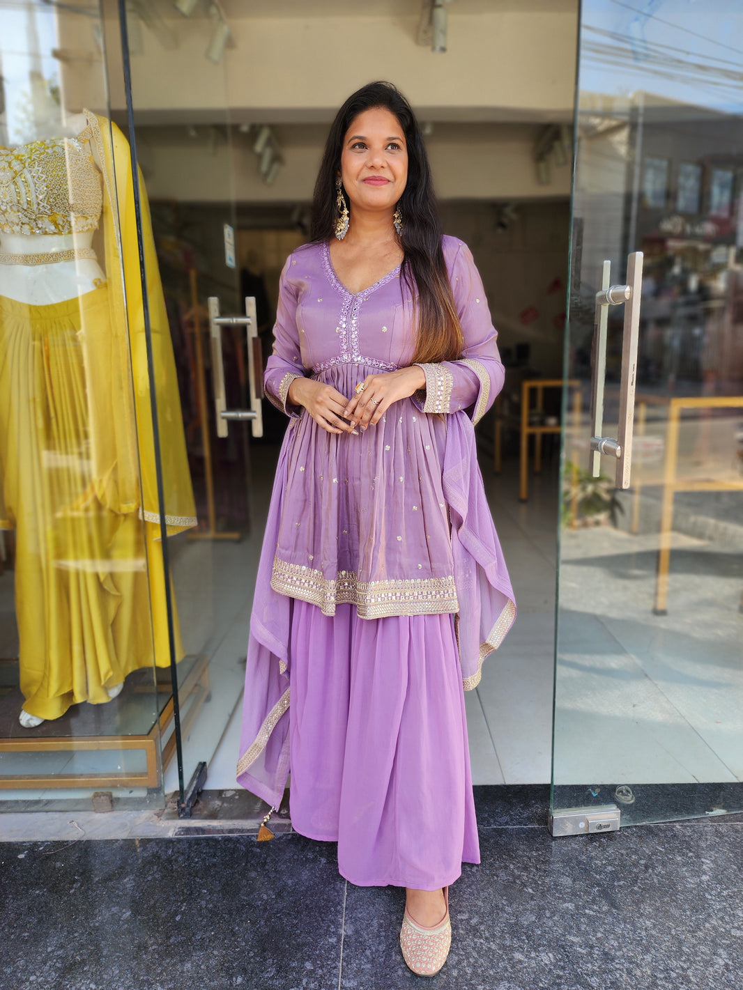 Shop Designer Shararas & Gararas Suits for Women at Modern Sahiba ...